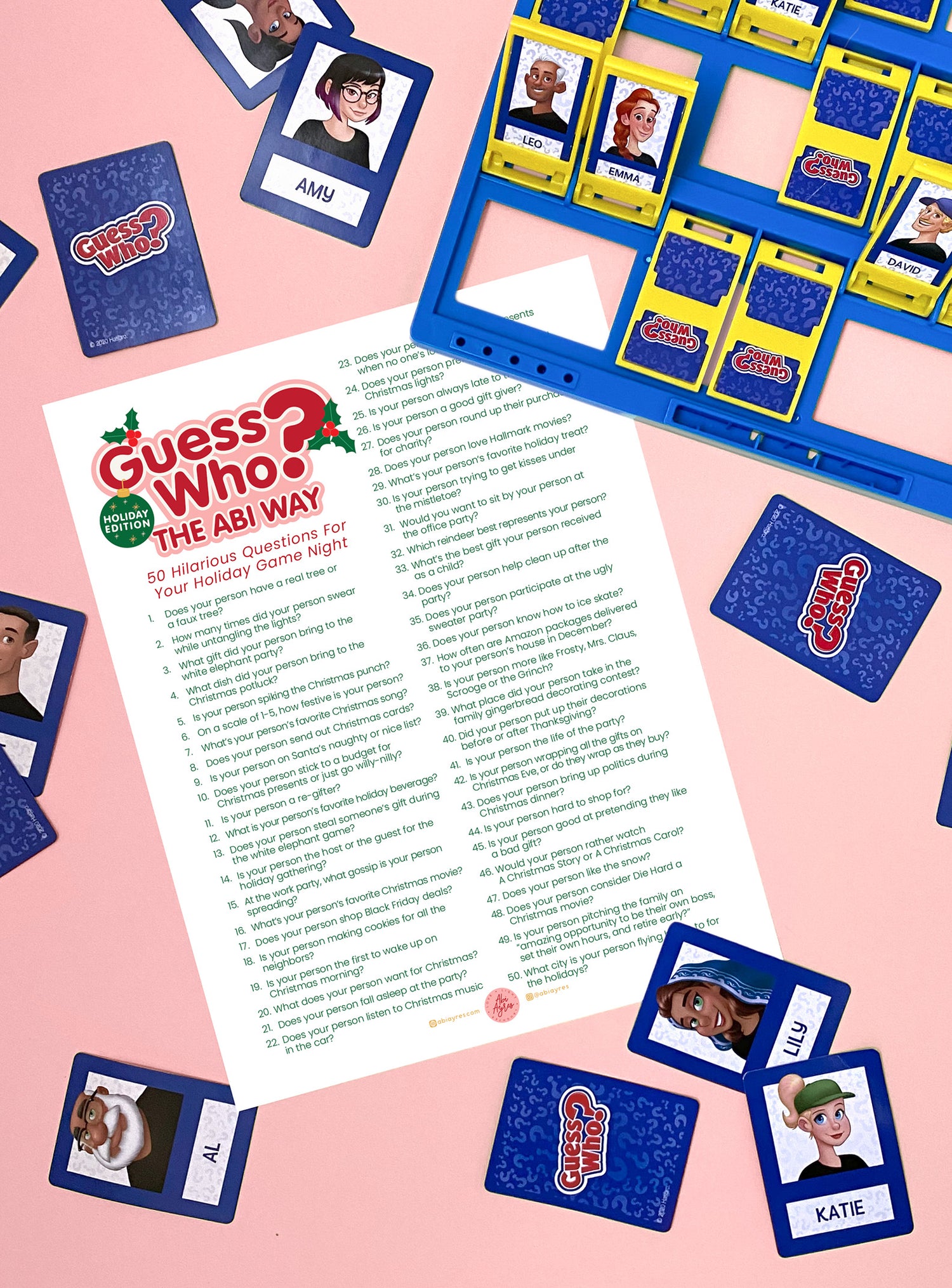 Christmas Guess Who – Abi Ayres